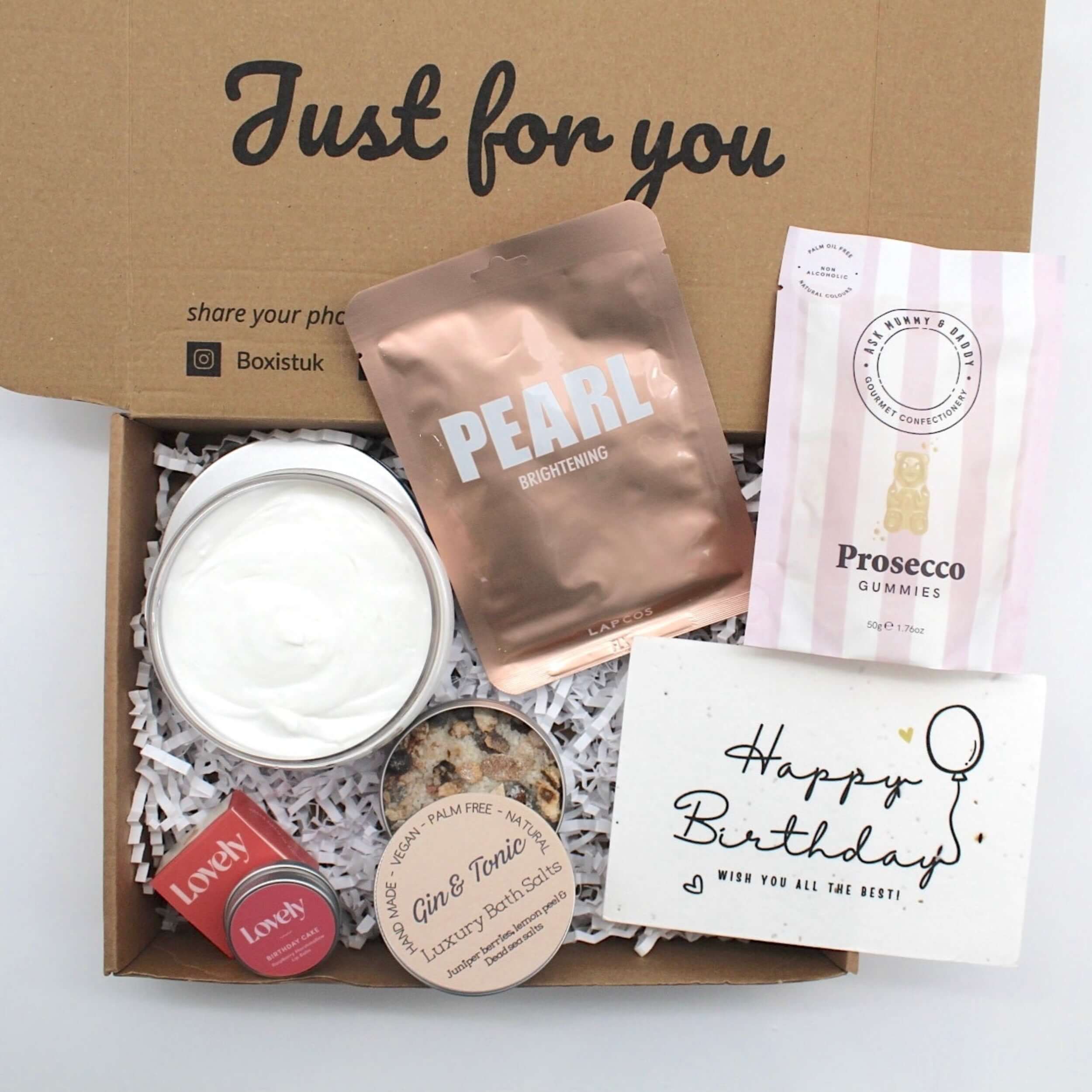 Birthday Cheer Letterbox Self Care Gifting